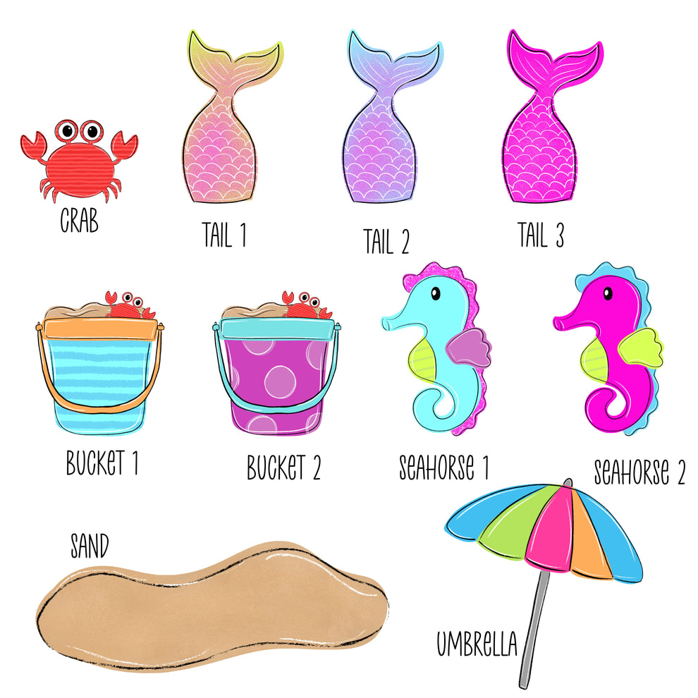 Personalized Beach Name Sticker – Lockwood Ave Studio