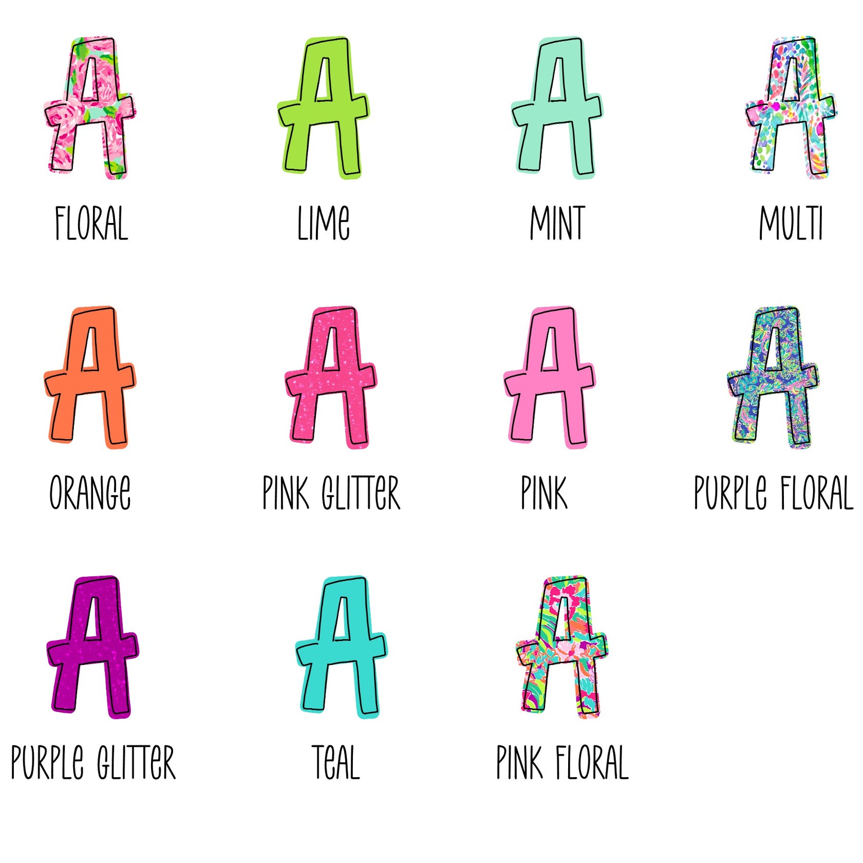 Colorful Personalized Name Sticker – Lockwood Ave Studio